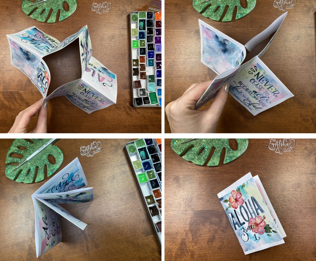 Make your own mini zine! Free template – Keiko Saile – The Aloha Studios