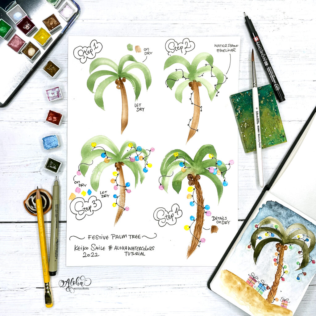 Mele kalikimaka tutorials – Keiko Saile – The Aloha Studios